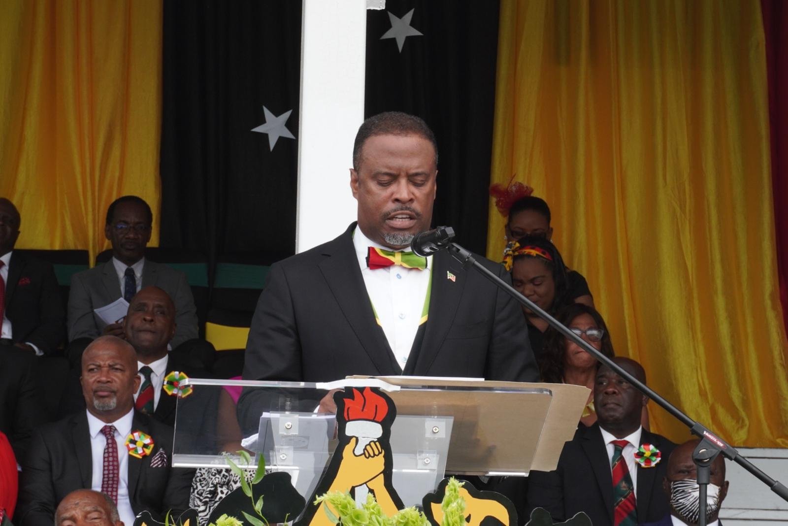 Honourees awarded during Independence ceremony on Nevis for their ...