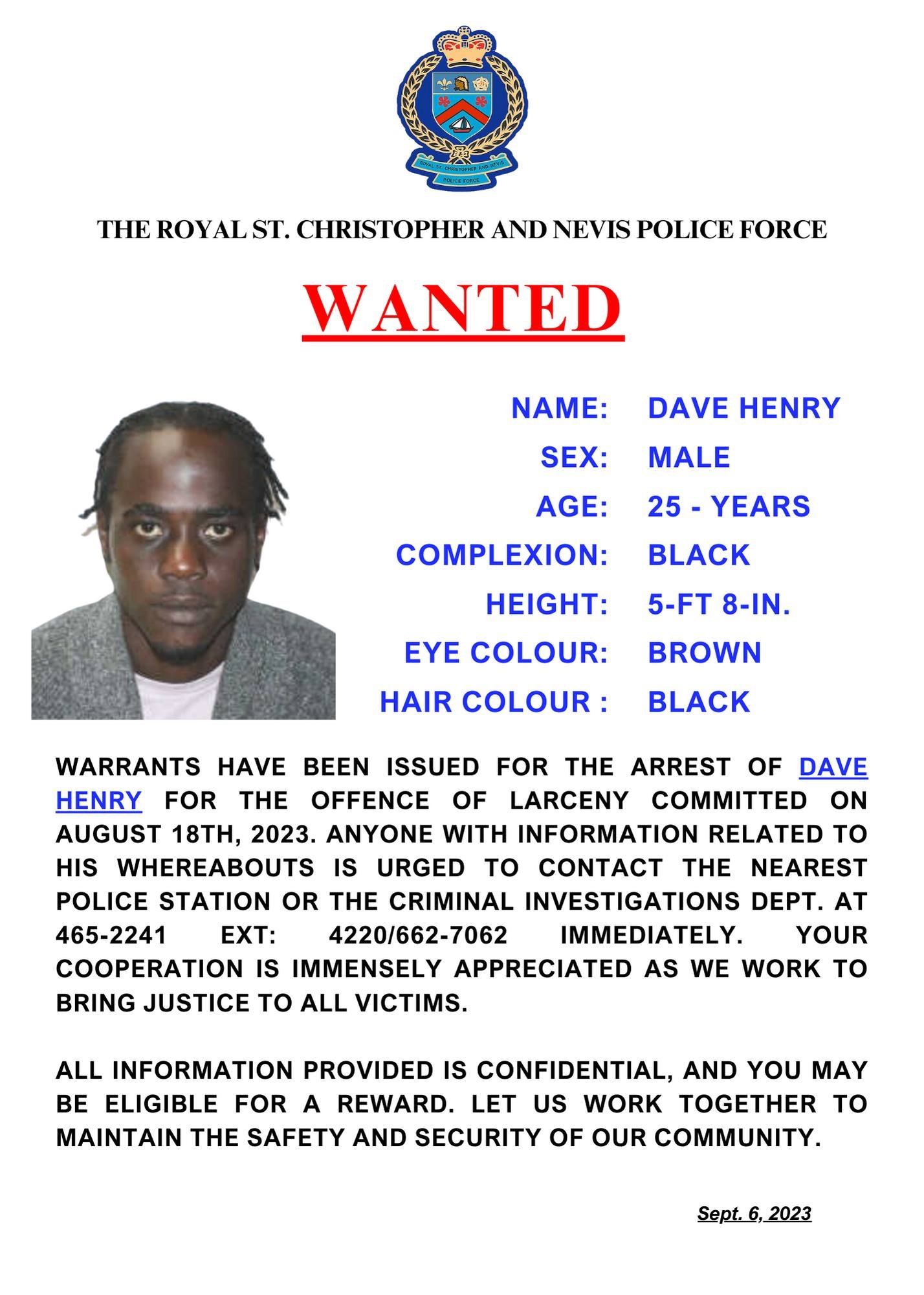 Two men in St. Kitts-Nevis wanted by police – VON Radio